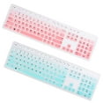 LAMIRO 2PCS Dustproof Keyboard Skin Silicone Keyboard Protector ...