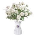 BESTYASH Cloves Carnations for Basket White Artificial Silk and Plastic ...