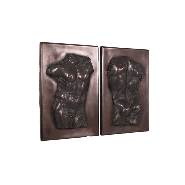 Bronze Adonis Torso Wall Decor Statue - Walmart.com
