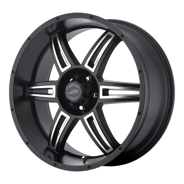American Racing Cast Aluminum Rim AR890 16X8 6X5.5 S-BLK MACH 00MM ...