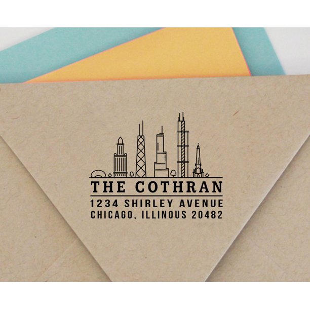 Custom Self Inking Monogram Stamp Custom Signature Logo Stamper ...