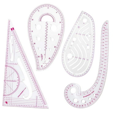 Jupean Sewing Ruler Set, Curve Guide Supplies for Tailors, Designers ...