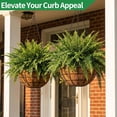 16 Inch Hanging Planters for Outdoor Plants,2 Pack Large Hanging ...