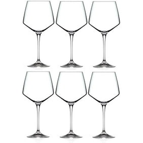 Epure Cremona Collection 8 Piece Water Goblet Glass Set - Strong ...