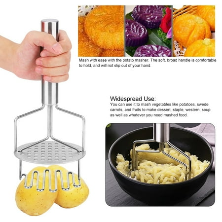 Sonew Potato Presser,Stainless Steel Durable Double Layer Kitchen ...