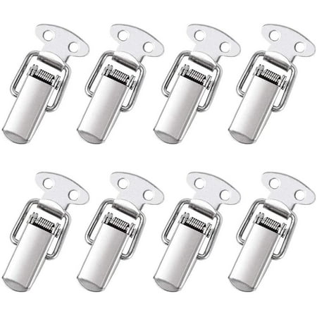 8 Pcs Stainless Steel Duckbill Spring Hasp, Spring Hasp Box Hasp ...