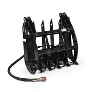 "Titan Attachments 60"" Root Grapple Rake V2 for Landscaping & Universal Skid Steer" - Walmart.com