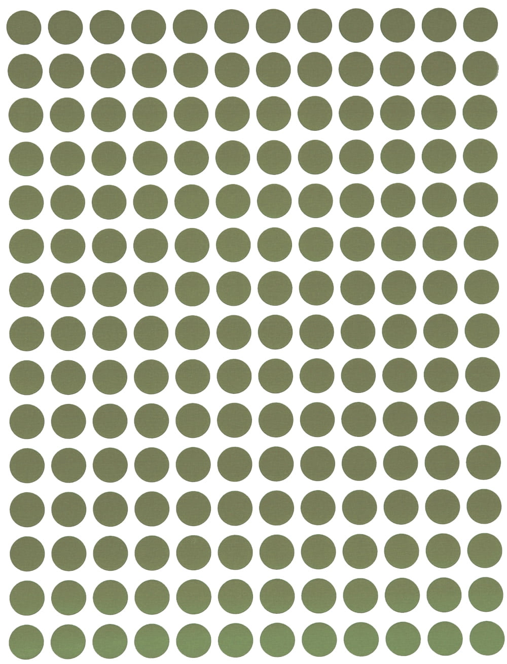 Royal Green Dot Sticker ¼” inch 8mm 5/16 Colored Labels in Olive - 900 ...
