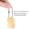 100pcs 12cm Bead Chains Connector Clasp, Ball Chain Keychain Tag Key ...