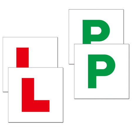 mmirethe Waterproof Magnetic L and P Plate Stickers for New Drivers and ...