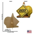 Lifesize Under Construction Sign Cardboard Cutout Standup - Walmart.com