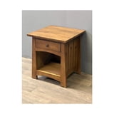 Mission Style Solid Quarter Sawn Oak Keyhole End Table - Walmart.com