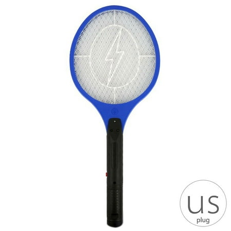 babydream1 US Plug Mosquito Killer Electric Tennis Bat Handheld Racket ...