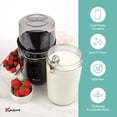 YM360 Yogurt Maker with Adjustable Time & Temperature Control - 2-Quart ...