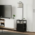 SUNMORY Floor Lamp with Table & 2 Drawers, Lamp with USB Port and ...