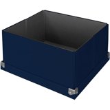 Samsill, SAMPNS02LSNY, Medium Square Folding Storage Box System, 1 Each ...