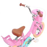 Maggie Glerc Kids' Training Wheels Bike - Pink, 14 Inch Bicycle for ...