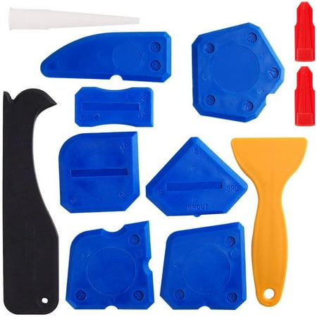 12 Pieces Caulk Tool Kit Sealant Silicone Finishing Tools Caulking ...