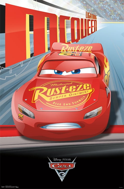 Trends International Cars 3 Lightning McQueen Wall Poster 22.375" x 34 ...