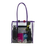 Eastsport Clear All-Purpose Security Tote - Purple - Walmart.com