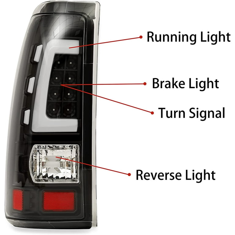 Led Taillights Cab Lights Chevy Kojem LED Tail Lights Compatible With ...