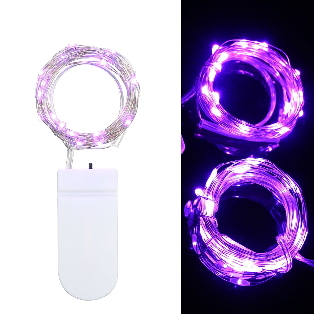Click here for Graflsoa 2m Portable 20-Led Purple Fairy Lights Wi... prices