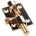 2pcs 1.5-Inch Long Brass Door Latch Sliding Lock Barrel Bolt Gold ...