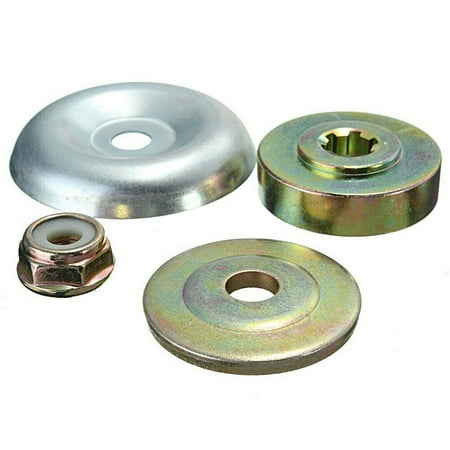4 Piece Replacement Brushcutter Trimmer Gear Metal Blade Nut Assembly ...