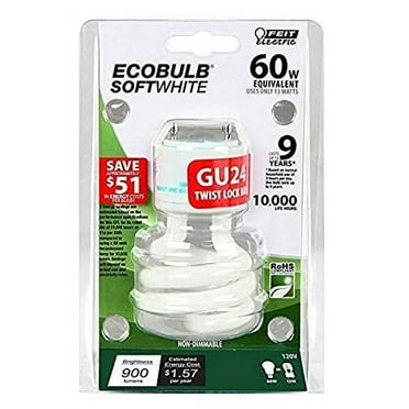 Philips 23w Twist GU24 CFL 2700k Warm White Fluorescent Bulb - 100w ...