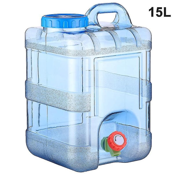 Drinking Water Bucket With Faucet 15l Plastic Portable Recyclable ...