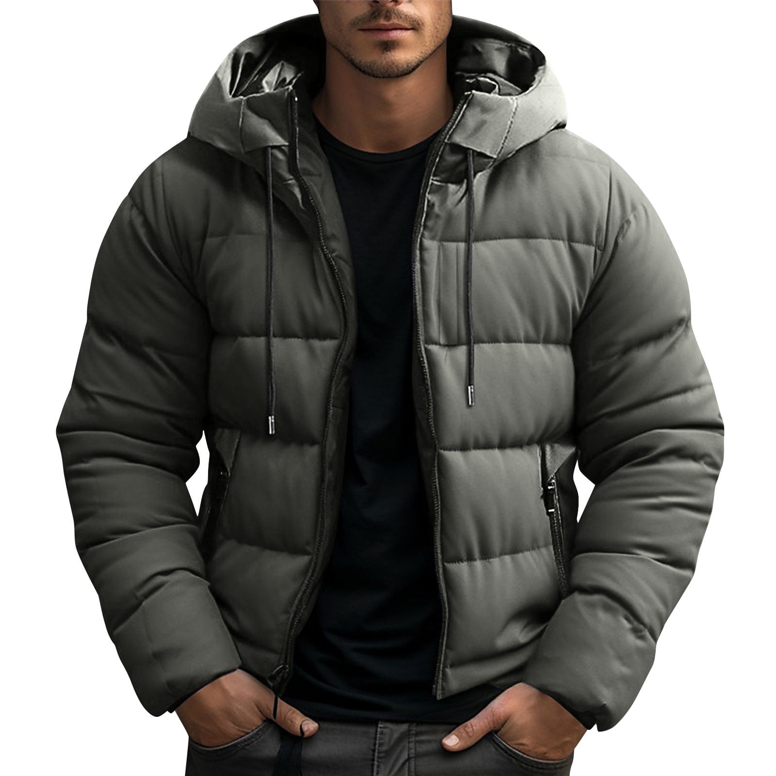 Click here for Yardsong Mens Warm Windproof Puffer Jacket - Heavy... prices