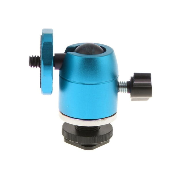 Aluminum tripod 360 degree rotation ball joint head 1/4 '' blue ...