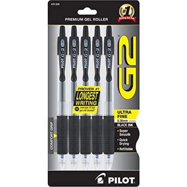 Pilot Precise P-500 Precision Point Extra-Fine Capped Gel Rolling Ball ...
