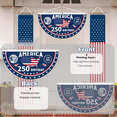 Patriotic Outdoor Banner 250th Freedom of USA America 250th Anniversary ...