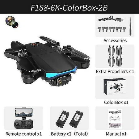 Caldecott f188 gps drone 6k hd camera 5g wifi professional aerial ...