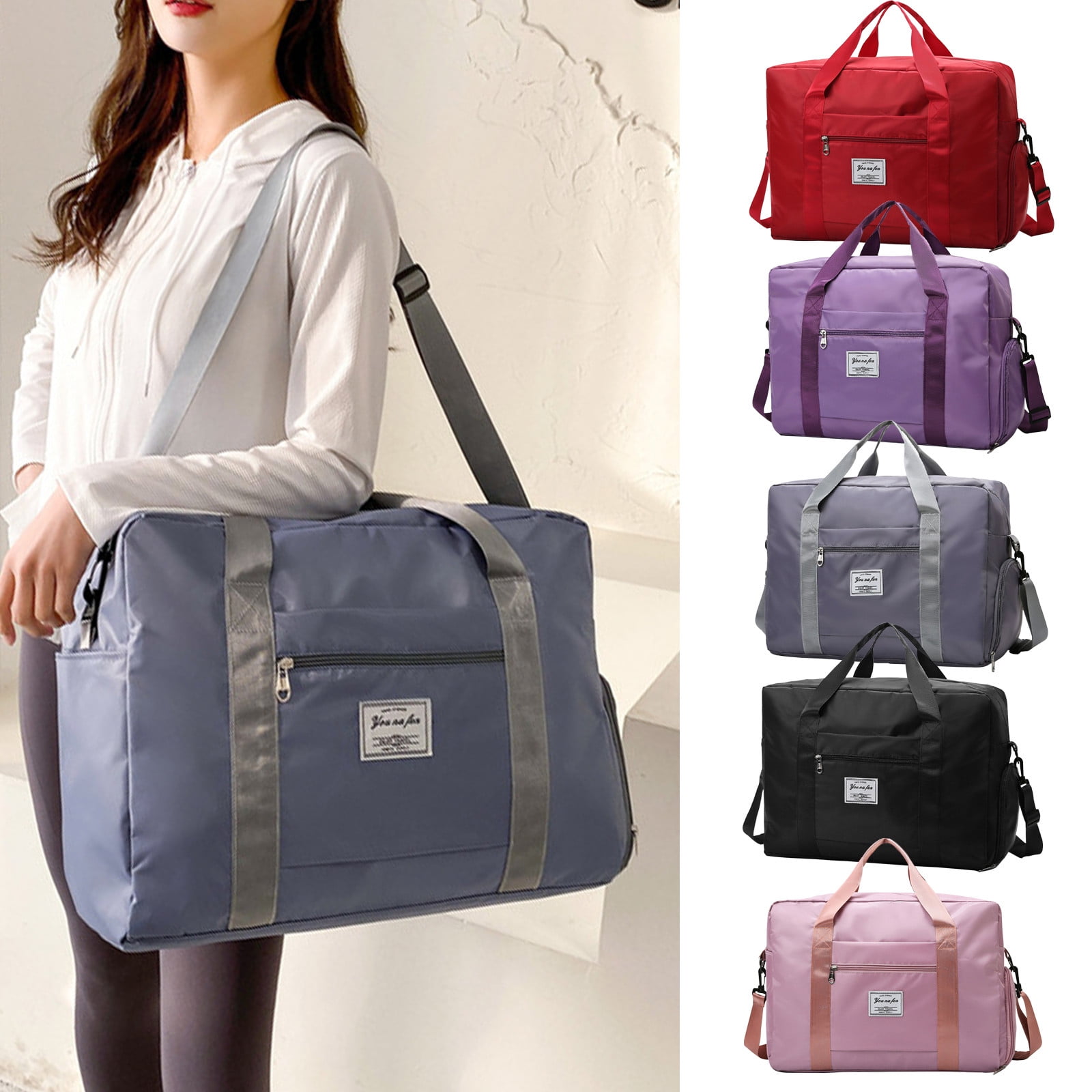 Viadha Sports & Travel Duffle Bag - Foldable Weekenders Bag for ...