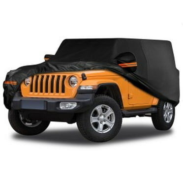 Car Cover Fit For 2 Door Jeep Wrangler CJ,YJ, TJ & JK Rain Cover Sun ...