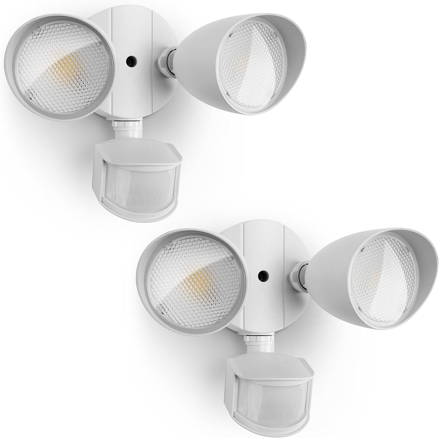 SHMAMT 2 Pack 32W 2500 Lumen LED Security Lights Motion Sensor Light ...