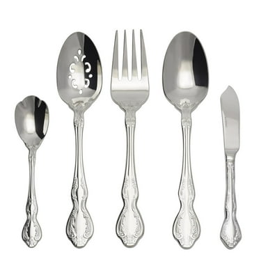 Oneida Mooncrest 45-Piece Silverware & Serving Set - Walmart.com