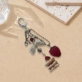 ANXPTIME Acrylic Alloy Small Cake Hanging Pendant Keychain Featuring ...