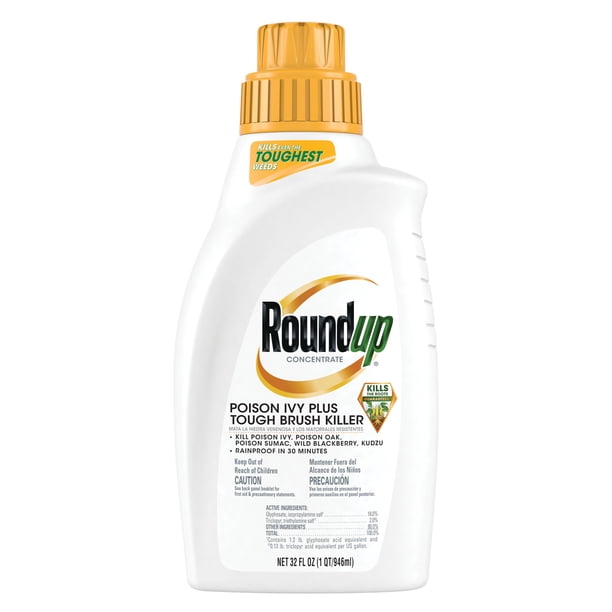 Roundup Concentrate Poison Ivy Plus Tough Brush Killer, 32 oz ...