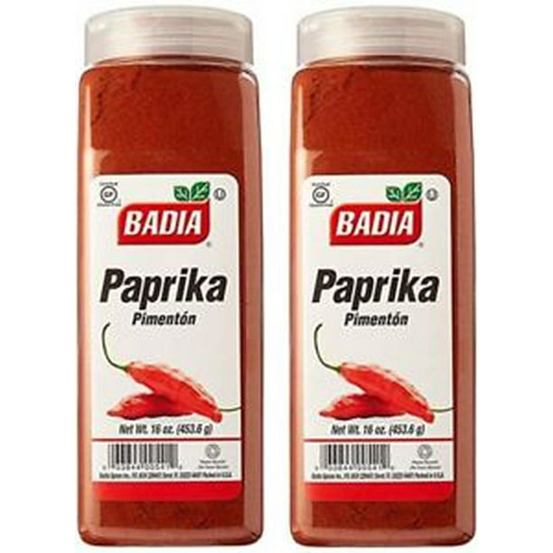2 Pack Badia Paprika 16 oz. each plastic bottle - Walmart.com