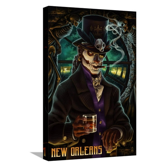Art.com Baron Samedi Voodoo - New Orleans, Louisiana Stretched Canvas ...
