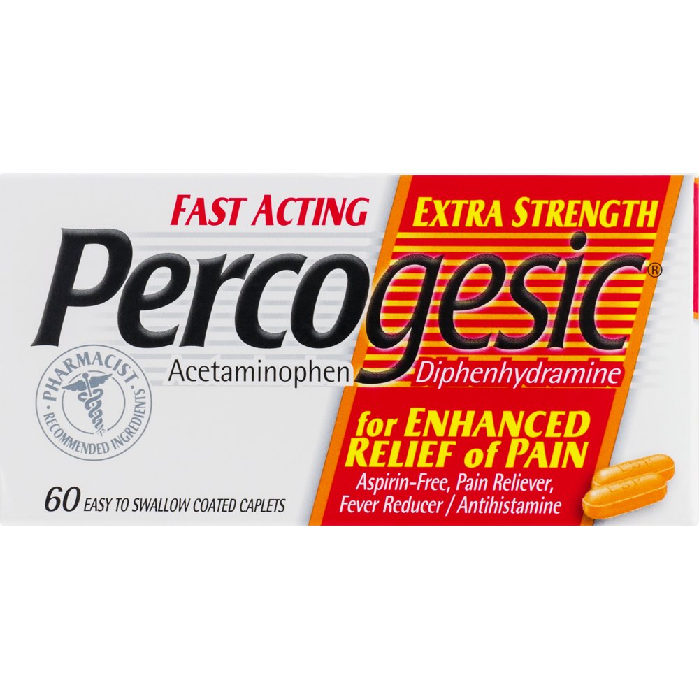 Percogesic Extra Strength 60 Ct Tablet - Walmart.com - Walmart.com