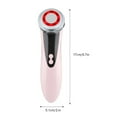USB Rechargeable Red & Blue Light Facial Massager 4-in-1 Beauty Device ...