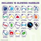 Marble Genius Kids Toy Glow Marble Run Building Set - 115 Pieces with ...