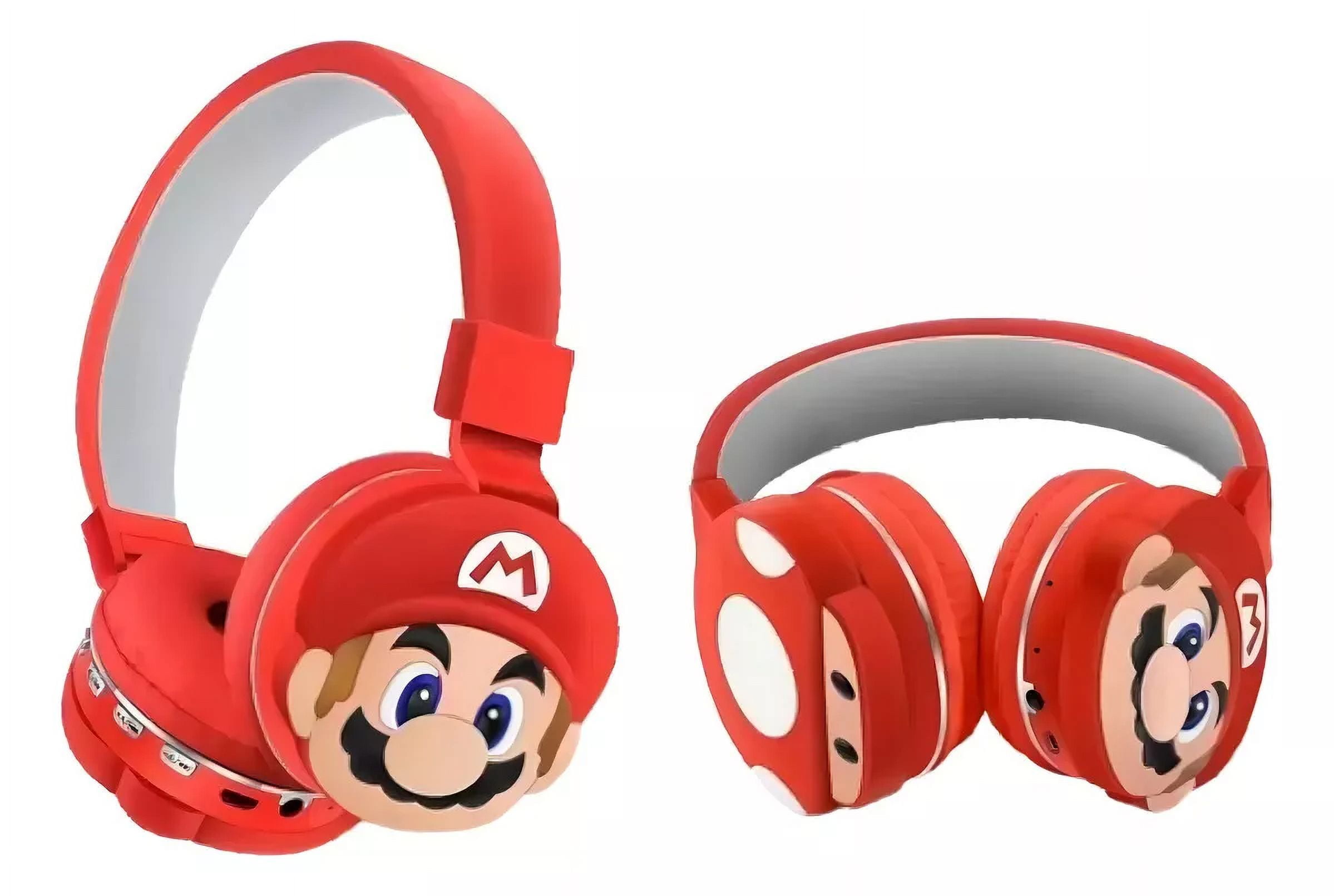 Auriculares inalámbricos OEM Mario Bros Ah-806 rojo | Bodega Aurrera en línea