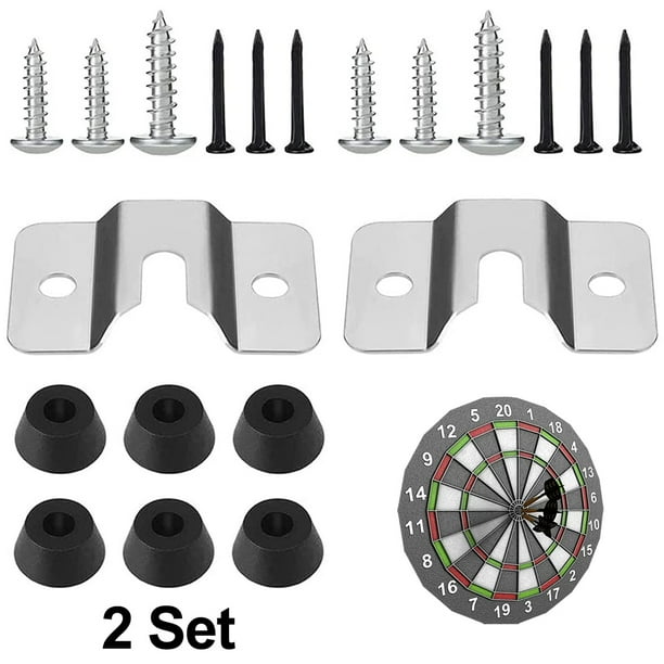 Dartboard Mounting Kit, Solid Steel Construction U-shaped Slot System ...