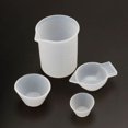 ANXPTIME 4 Pcs/Set Silicone Epoxy Resin Cups Nonstick Mixing Cups ...