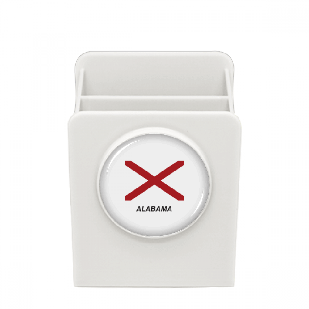 American State Flag Contour Alabama Desk Pencil Holder Cup Pen ...